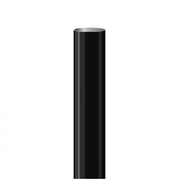 60mm Diameter Black Powder Coated glavanised post